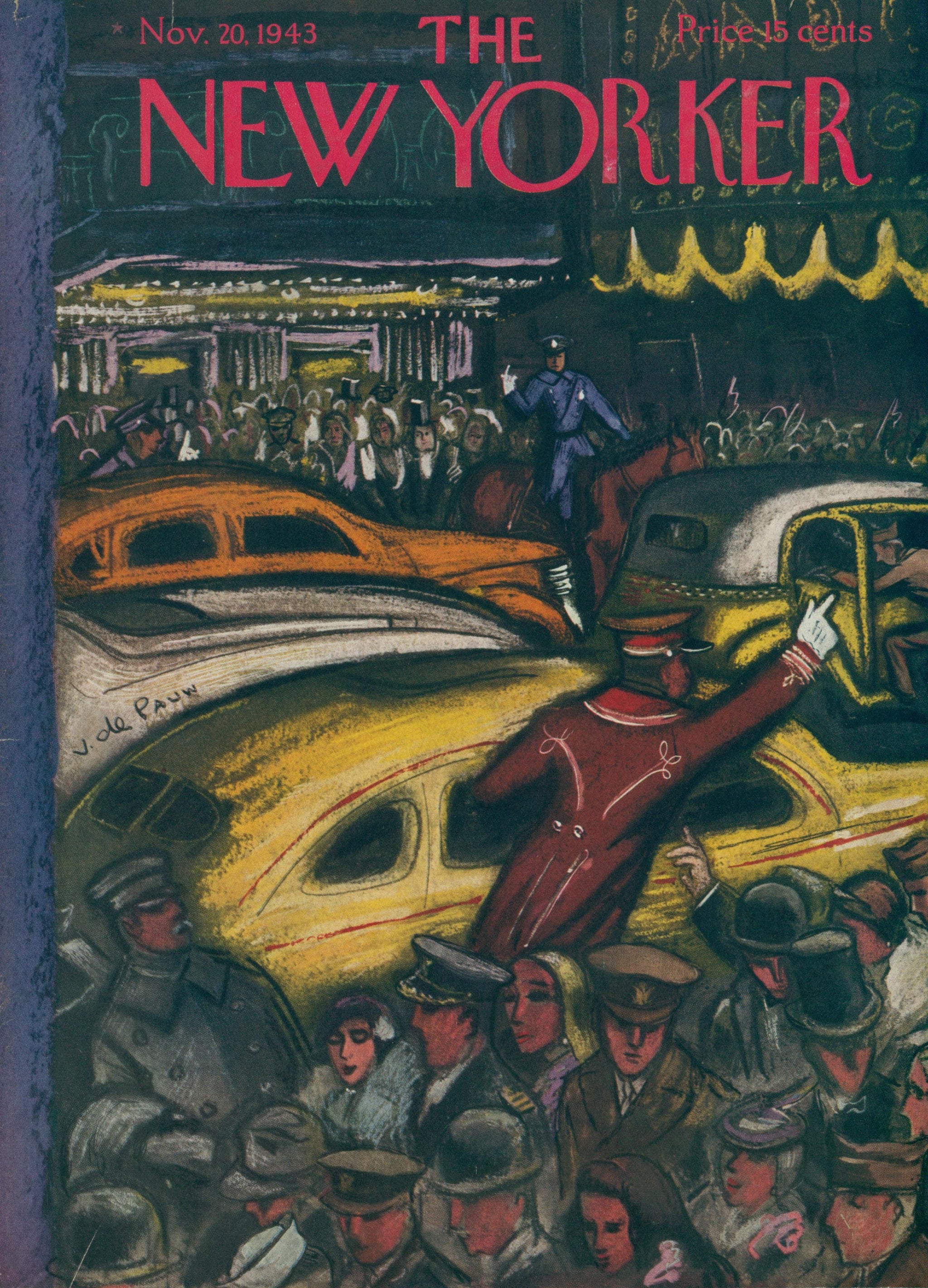 Original Vintage Cover Art:: Crowd Control- The New Yorker Cover ...