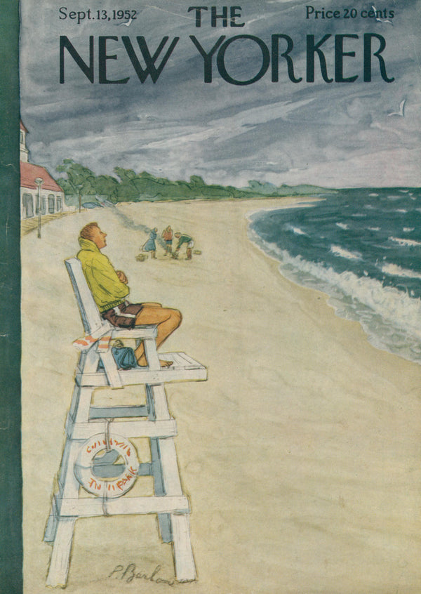 Original Vintage Cover Art:: Lifeguard on Duty- The New Yorker ...