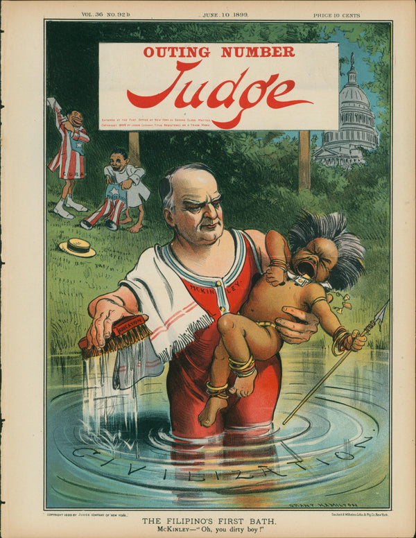 Judge Political Magazine, Original Vintage Cover Art - Authentic ...