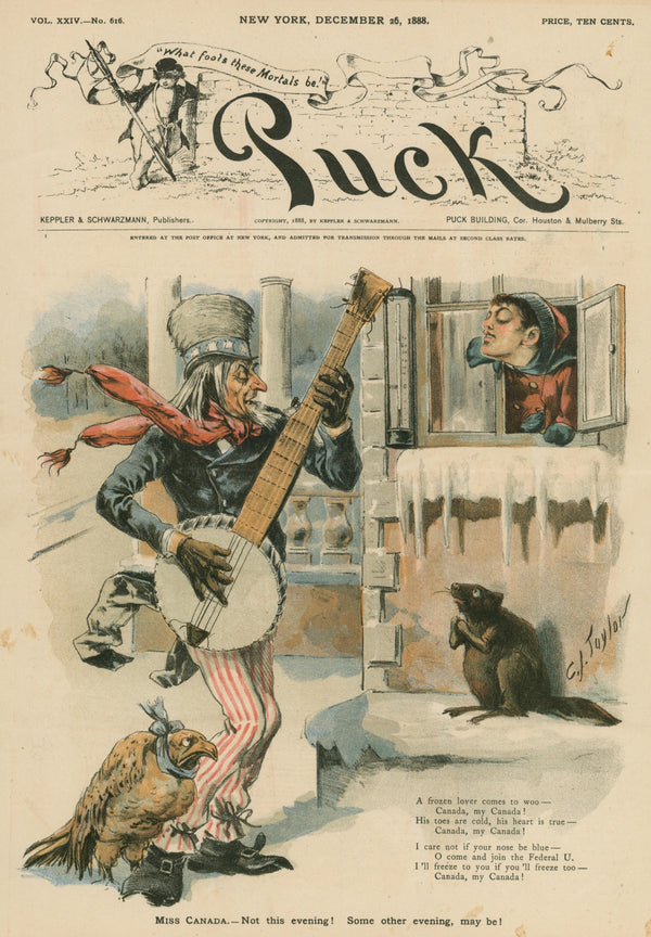 Puck Magazine, Original Vintage Cover Art - Authentic Vintage Posters