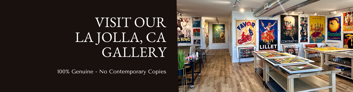 Authentic Vintage Posters & Antique Prints