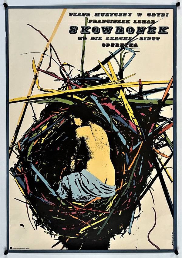 Authentic Vintage Poster | Where the Lark Sings- Teatr Muzyczny