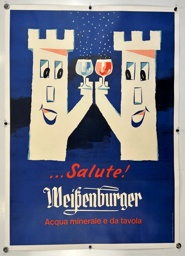 Weissenburger Water, Original Vintage Poster - Authentic Vintage Posters