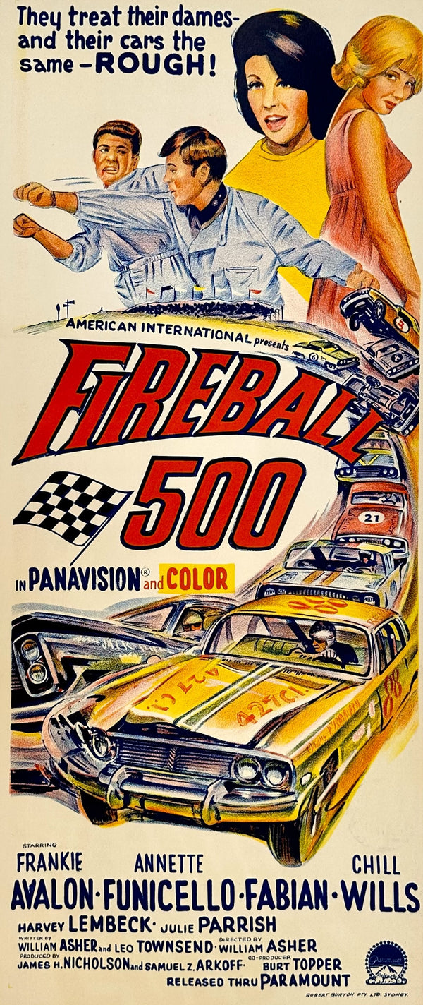 Fireball 500, Original Vintage Poster - Authentic Vintage Posters