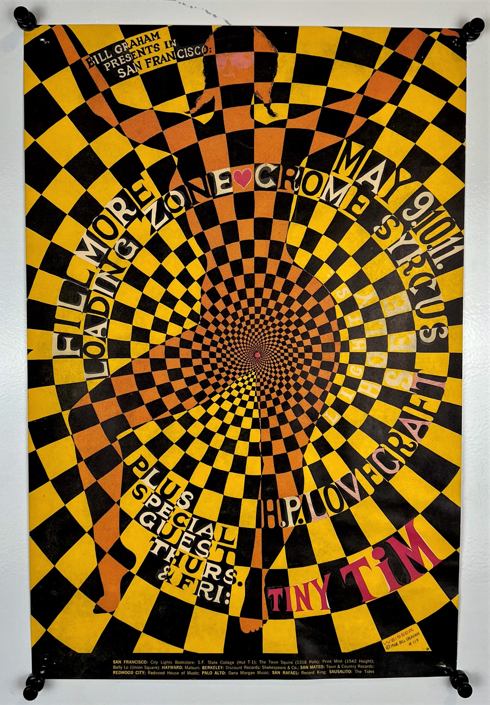 Loading Zone- Fillmore Auditorium BG-119, Original Vintage Poster - Authentic Vintage Posters