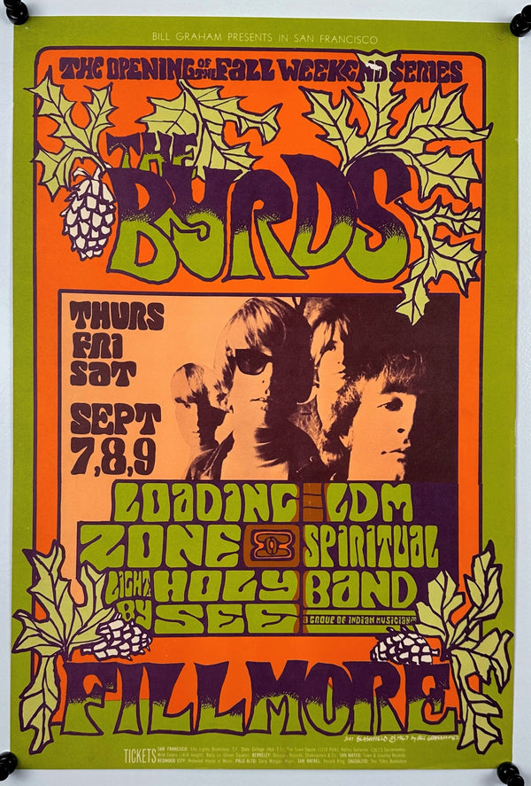 The Byrds BG-82, Original Vintage Poster - Authentic Vintage Posters