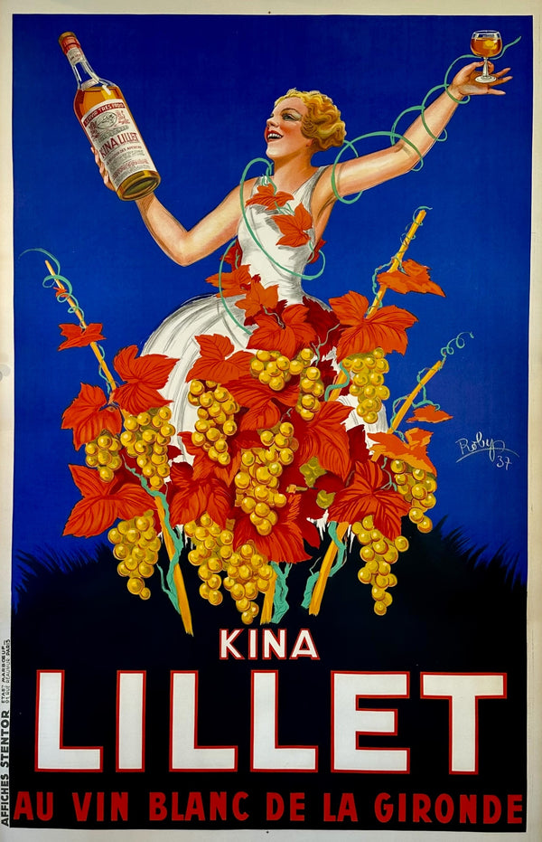 Authentic Vintage Poster | Kina Lillet by Robys