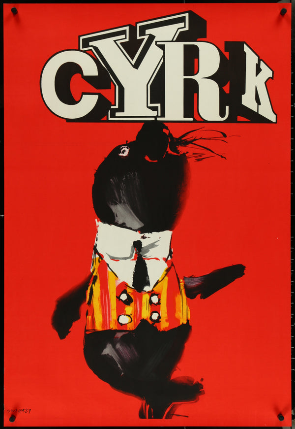 Cyrk Seal by Waldemar Swierzy, Original Vintage Poster - Authentic ...