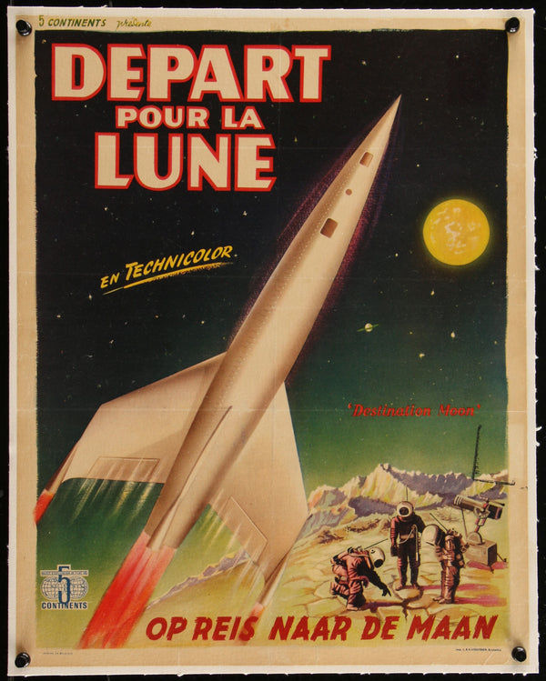 Destination Moon, Original Vintage Poster - Authentic Vintage Posters