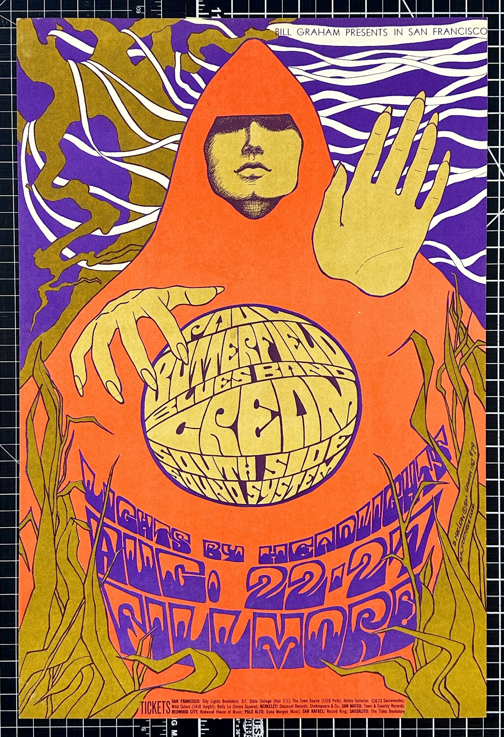 Cream- BG-79, Original Concert Poster - Authentic Vintage Posters
