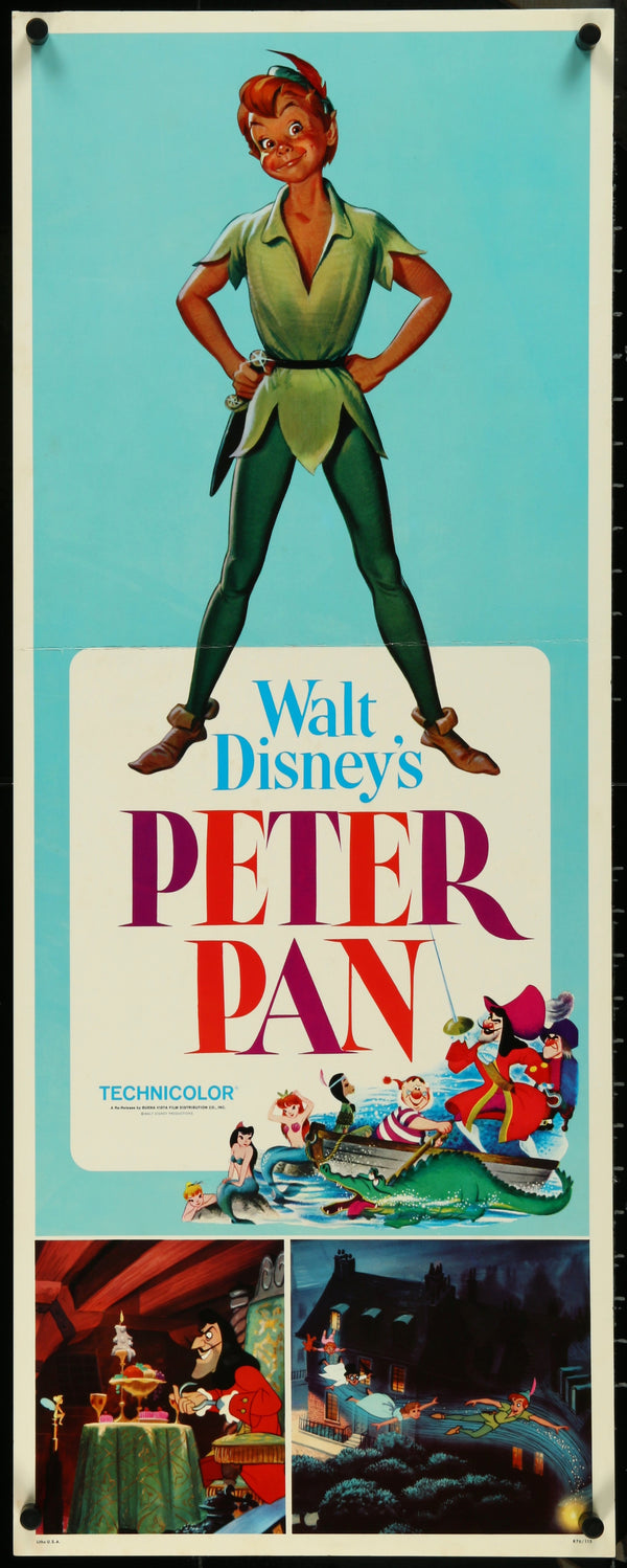 Walt Disney's Peter Pan, Original Vintage Poster - Authentic Vintage ...