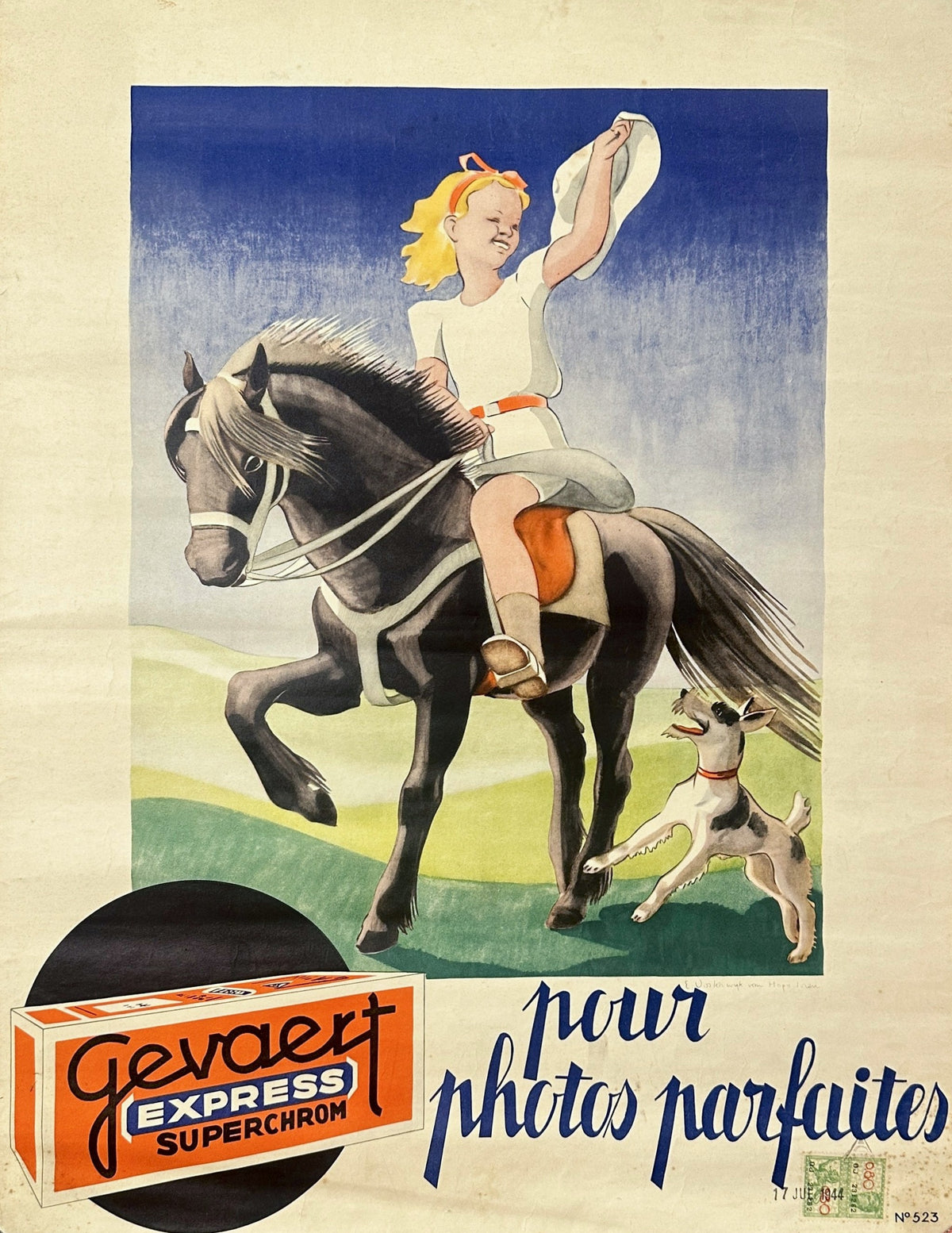 Gevaert Express Film - Authentic Vintage Posters