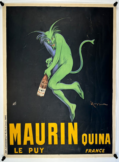 Maurin Quina by Leonetto Cappiello, Original Vintage Poster - Authentic ...