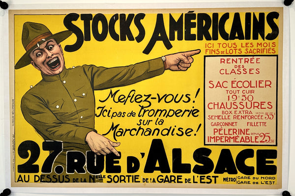 Stocks Américains - Authentic Vintage Posters