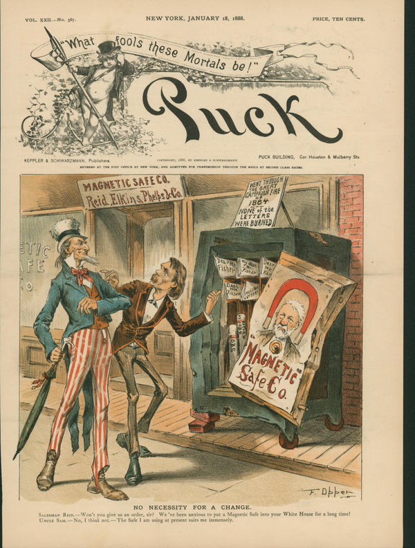 Puck Magazine, Original Vintage Cover Art - Authentic Vintage Posters