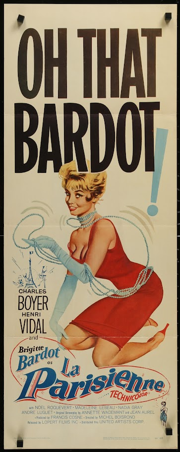 La Parisienne, Brigitte Bardot - Authentic Vintage Posters