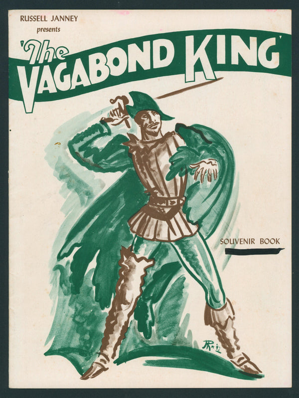 The Vagabond King- Original Vintage Playbill - Authentic Vintage Posters