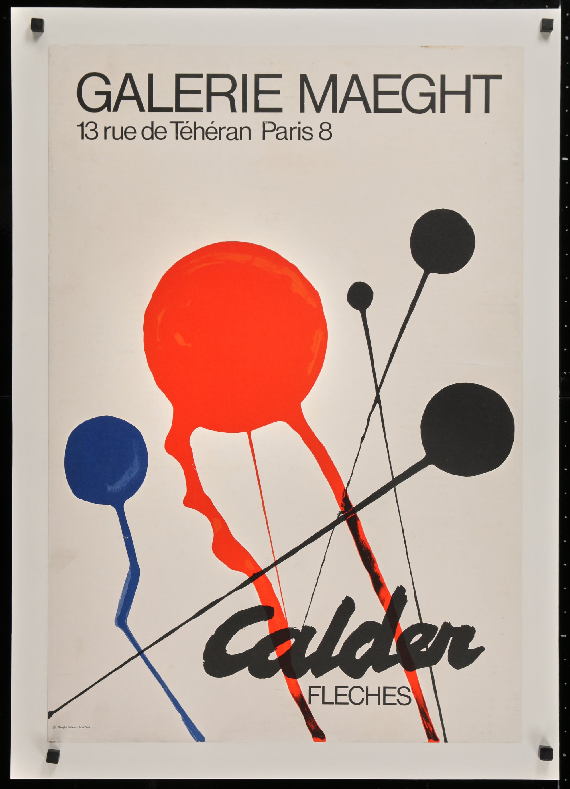 Alexander Calder- Fleches- Original Vintage Poster - Authentic Vintage ...