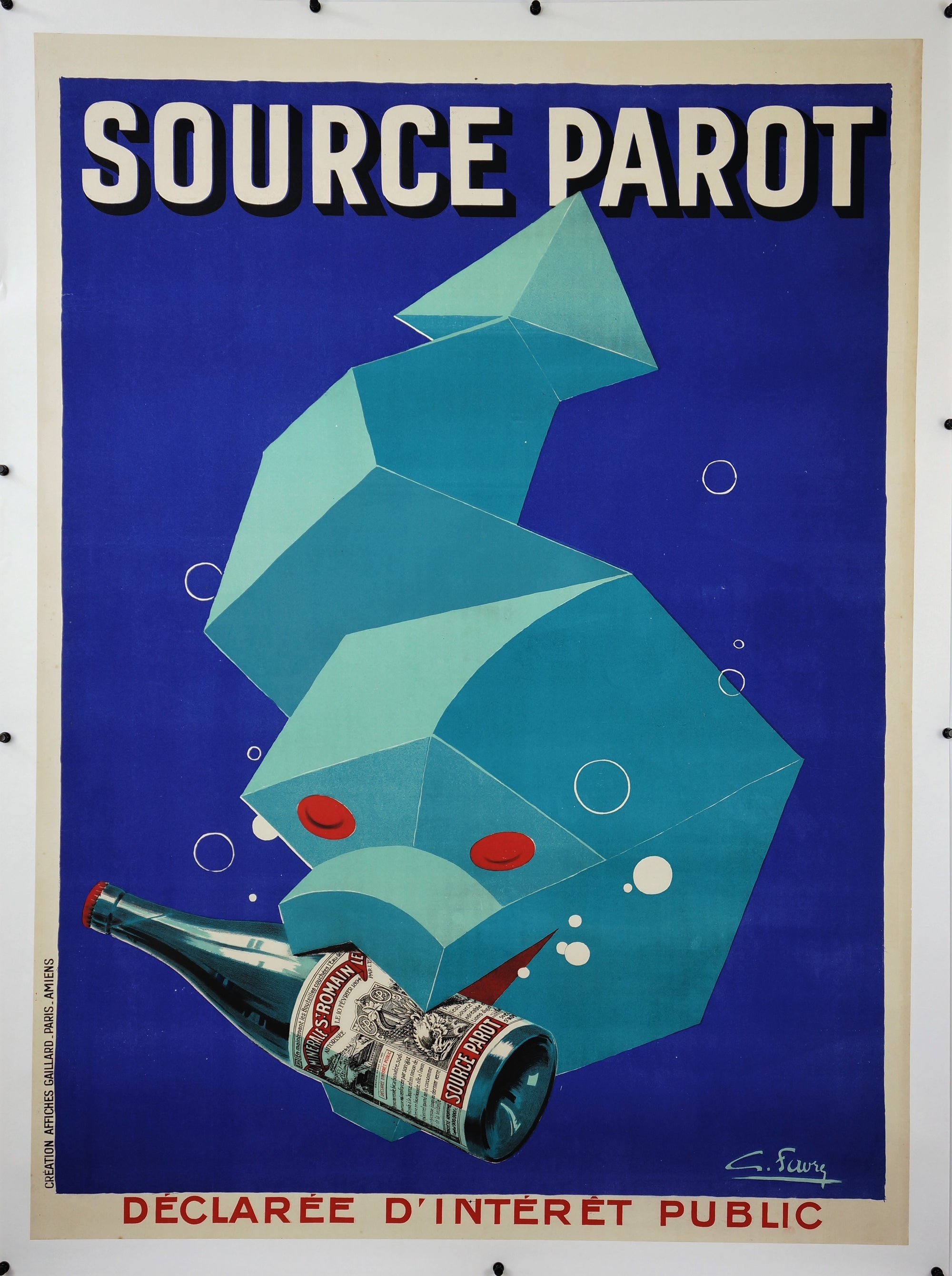 Source Parot- Original Vintage Poster - Authentic Vintage Posters