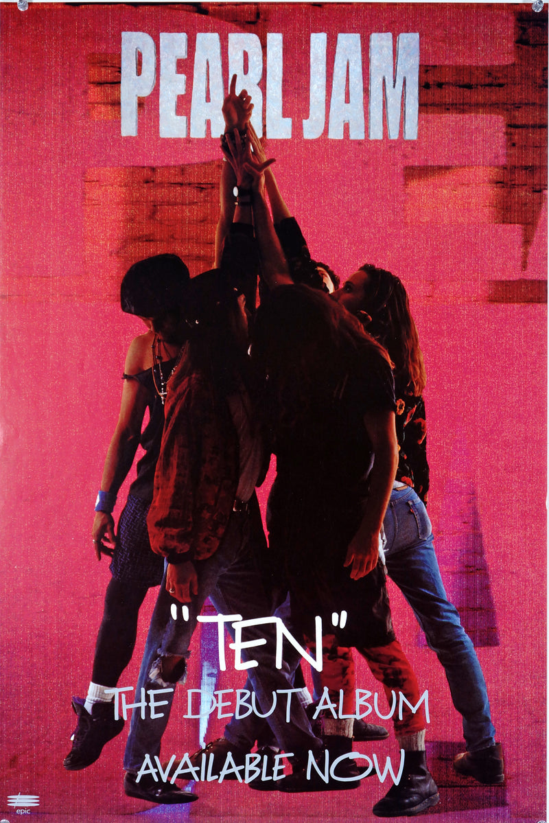 Pearl Jam Ten - Authentic Vintage Posters