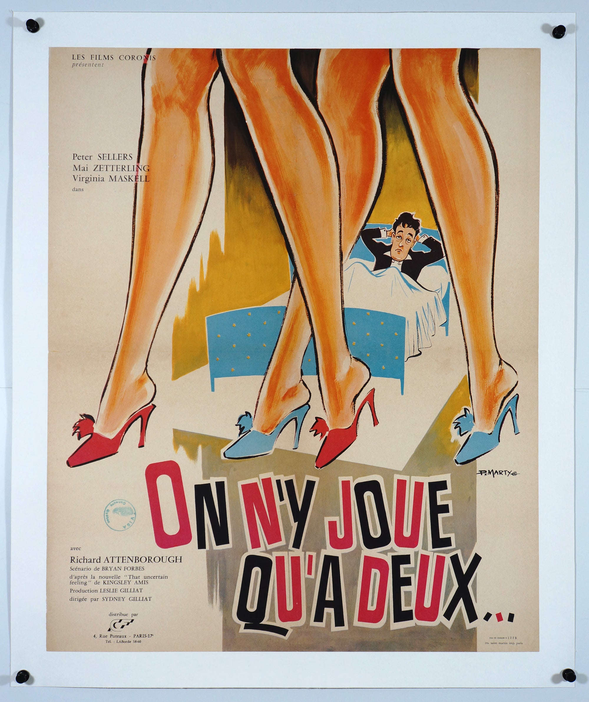 Only Two Can Play- Original Vintage Poster - Authentic Vintage Posters