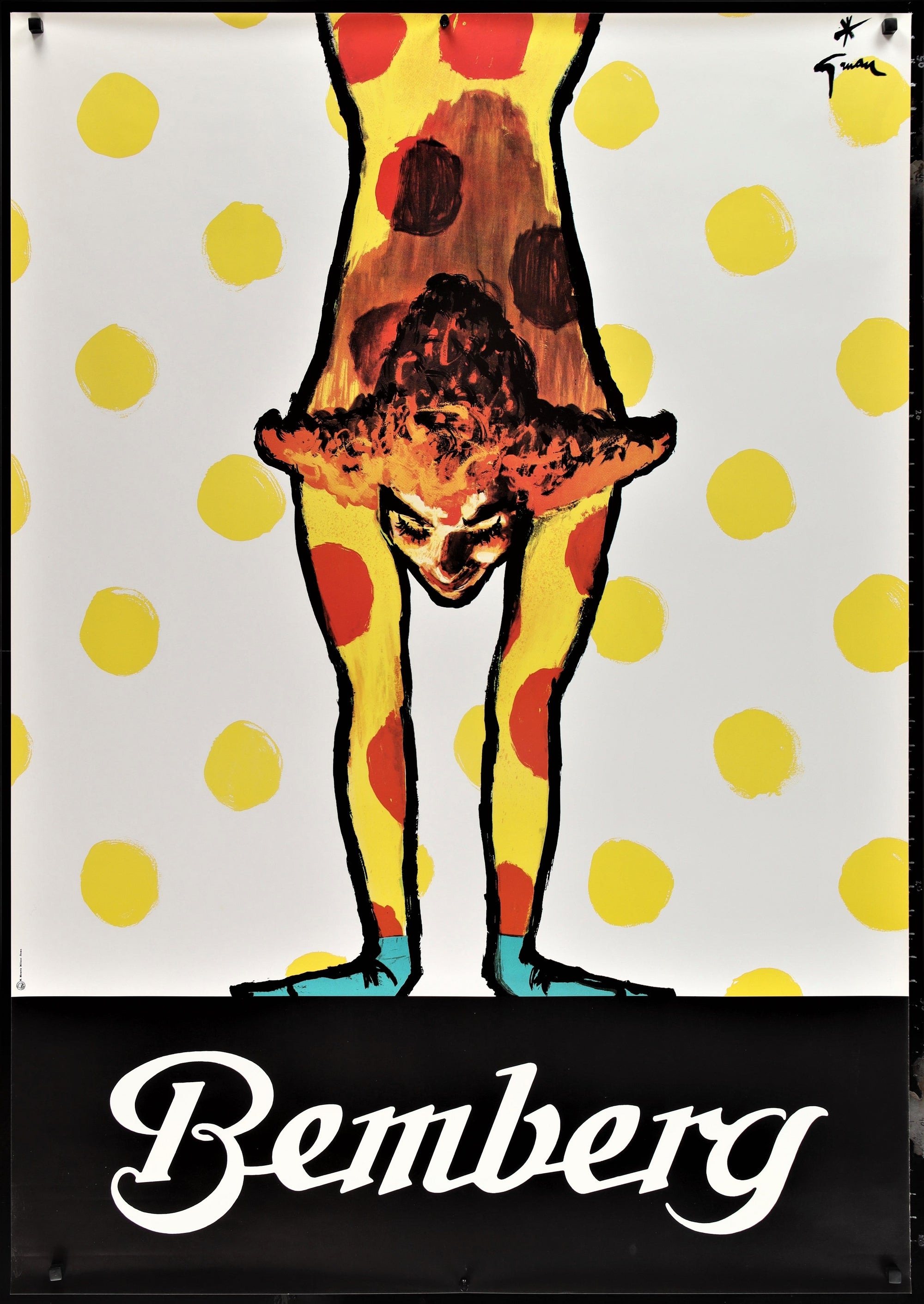 J.P. Bemberg René Gruau Original Vintage Poster - Authentic Vintage Posters