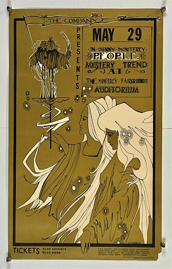 Mystery Trend, People- Monterey Fairgrounds, Original Vintage Poster ...