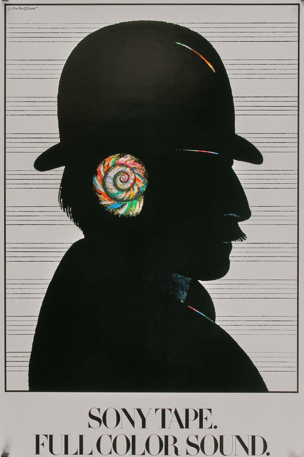 SONY, Full Color Sound- Original Vintage Poster - Authentic Vintage Posters