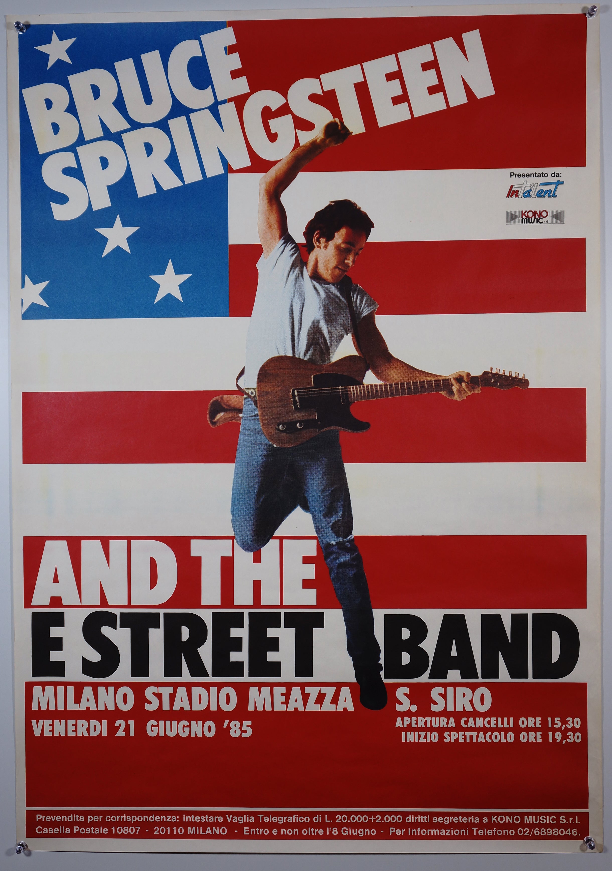 Bruce Springsteen American Flag