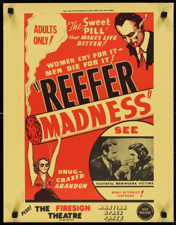 Reefer Madness- Original Vintage Poster - Authentic Vintage Posters